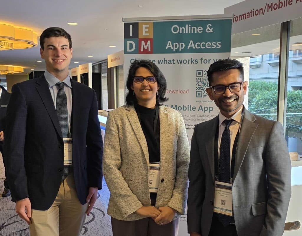 Duke ECE Students Present Semiconductor Research at IEDM 2025 | Duke Pratt School of Engineering